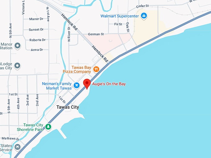 augie's on the bay 10 map