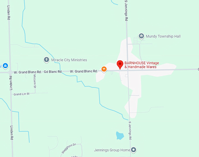 barnhouse vintage & handmade wares 10 map