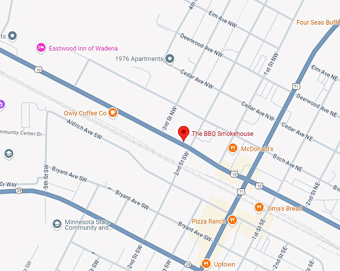 bbq smokehouse 10 map