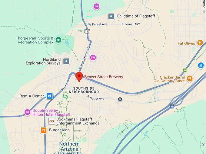 beaver street brewery 10 map