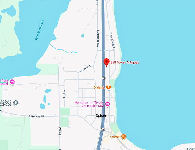 bell tower antiques 10 map