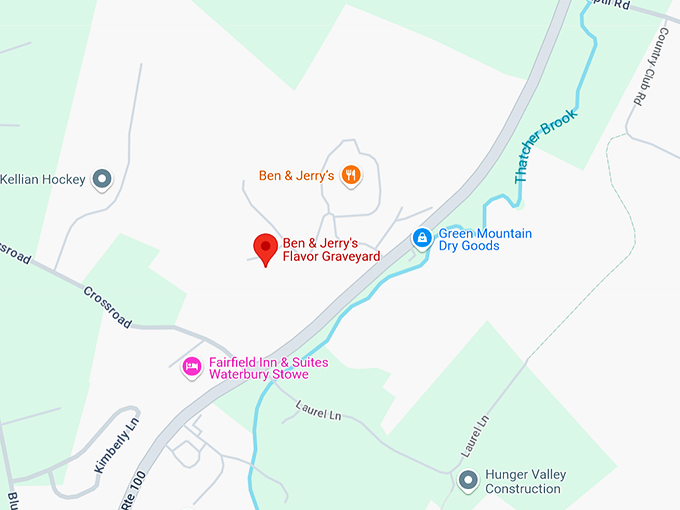 ben & jerry&rsquo;s ice cream graveyard 10 map