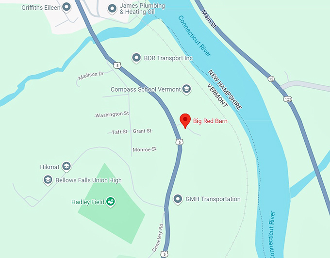 big red barn 10 map