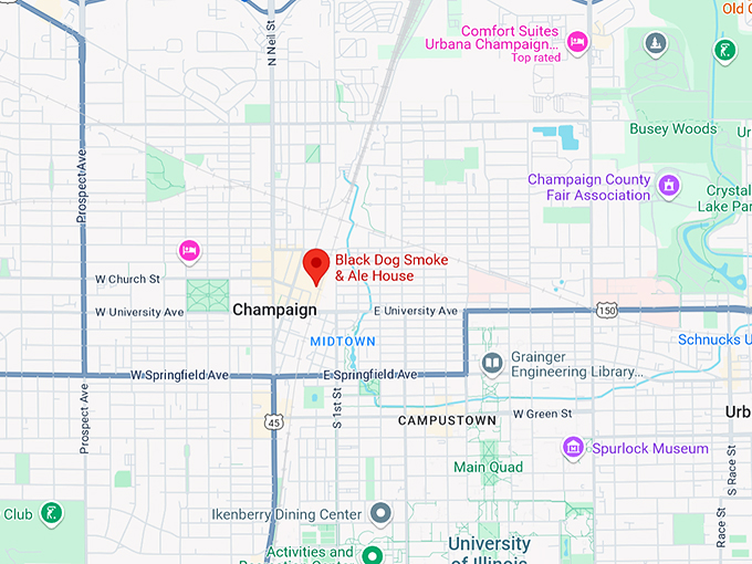 black dog smoke & ale house 10 map