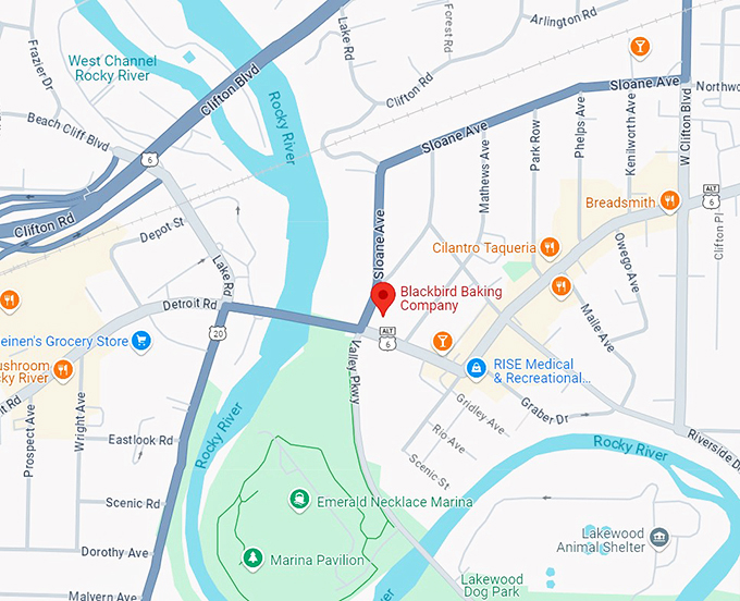 blackbird baking company 10 map