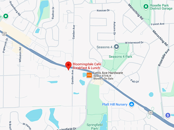 bloomingdale cafe breakfast & lunch 10 map