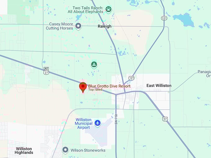blue grotto dive resort 10 map