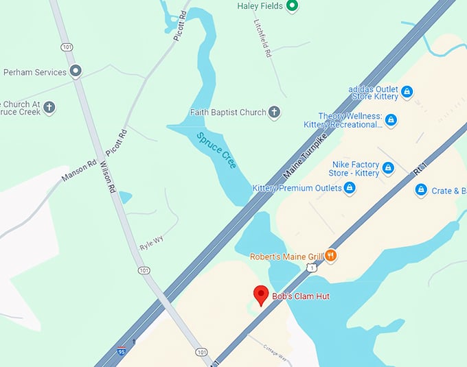 bob's clam hut 10 map