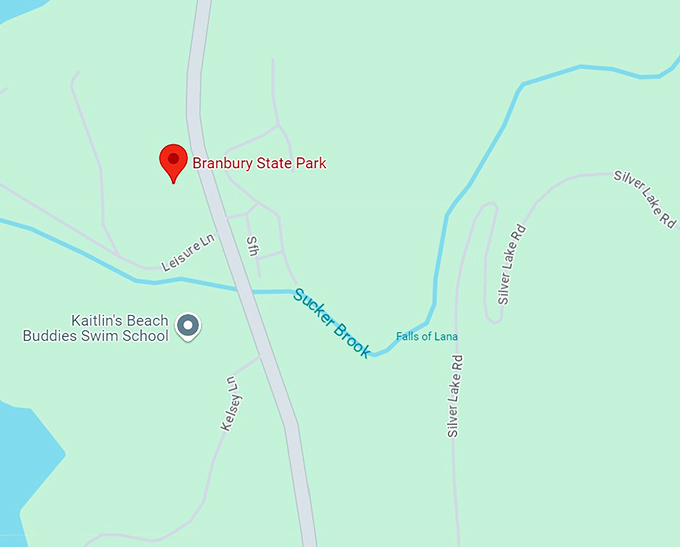 branbury state park map