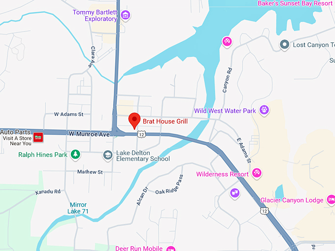 brat house grill 10 map