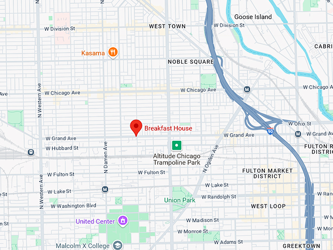 breakfast house 10 map