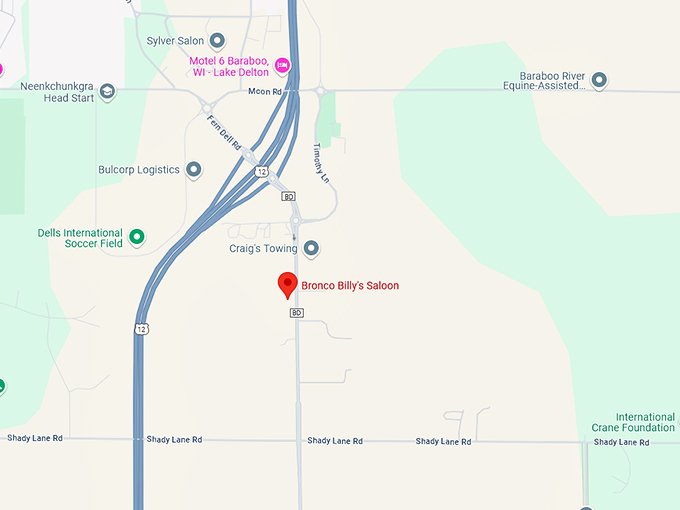 bronco billy's saloon 10 map