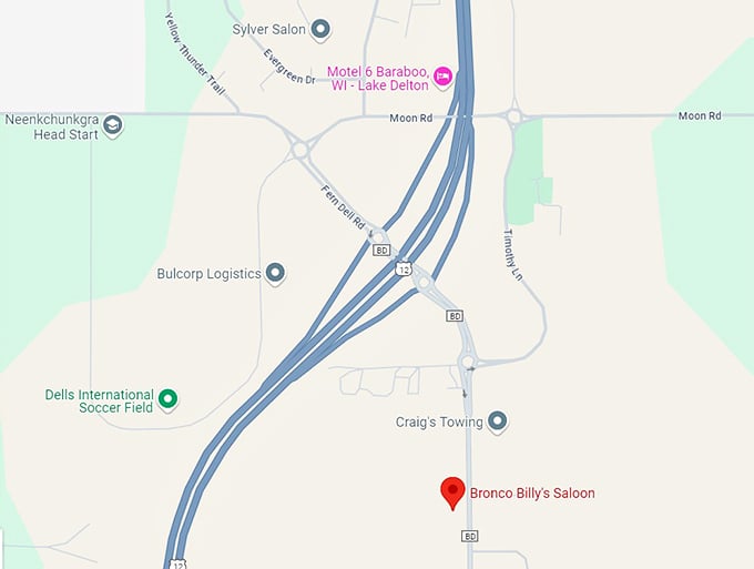 bronco billy's saloon 10 map