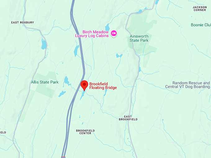 brookfield floating bridge 10 map