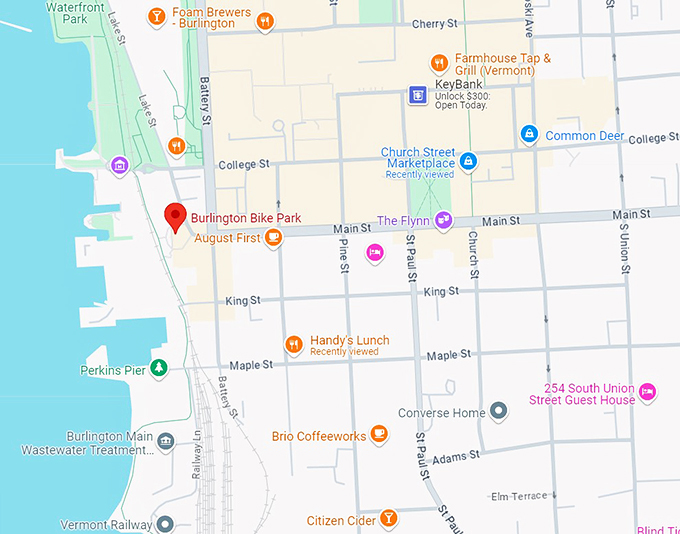 burlington greenway 10 map