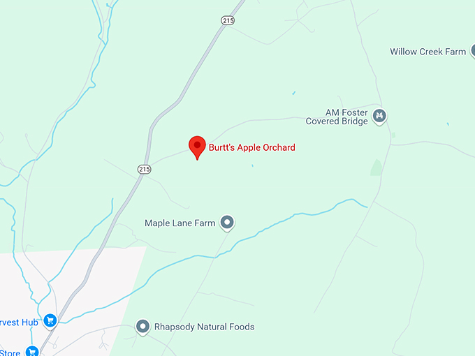 burtt's apple orchard 10 map