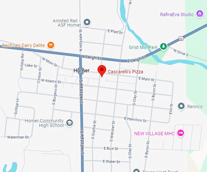 cascarelli's pizza 10 map