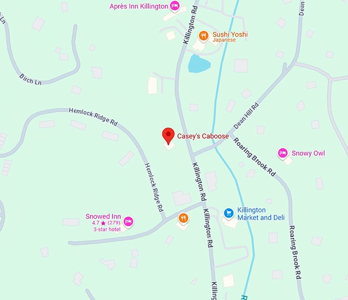 casey's caboose 10 map