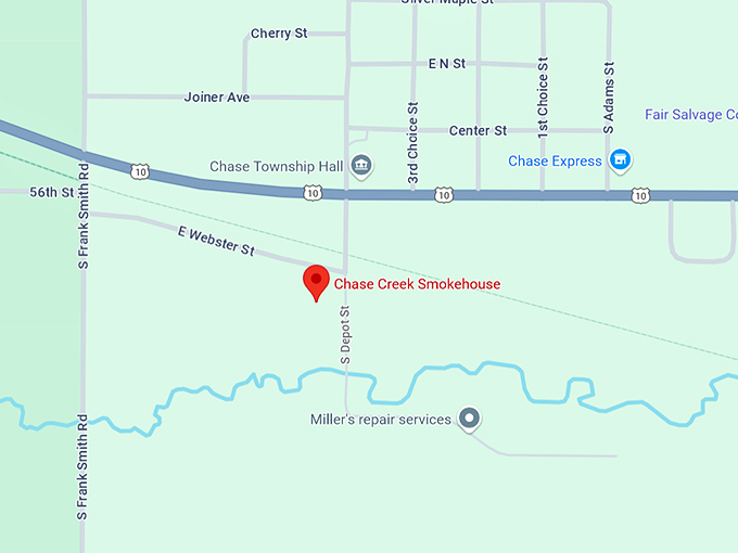 chase creek smokehouse 10 map