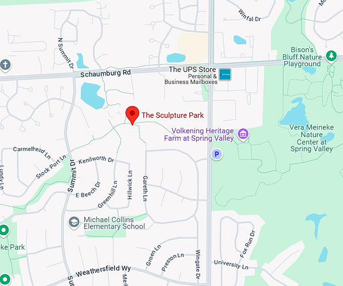 chicago athenaeum international sculpture park map