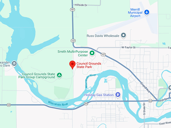 council grounds state park 10 map