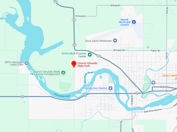 council grounds state park 10 map