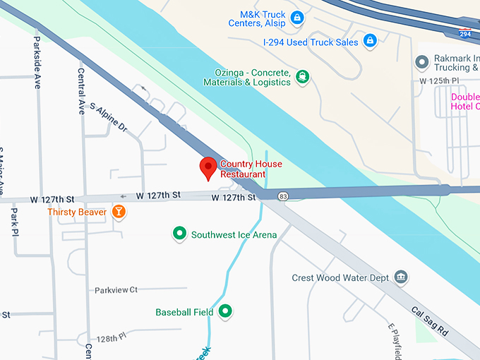 country house restaurant 10 map