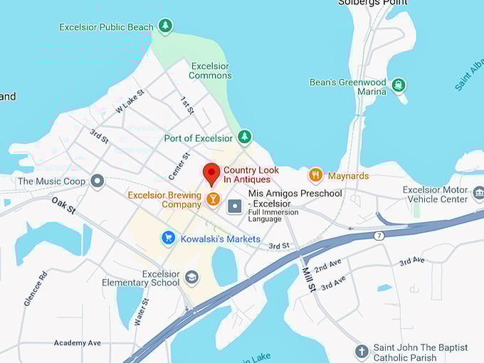 country look in antiques 10 map