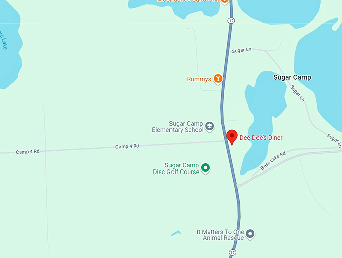 dee dee&rsquo;s diner 10 map