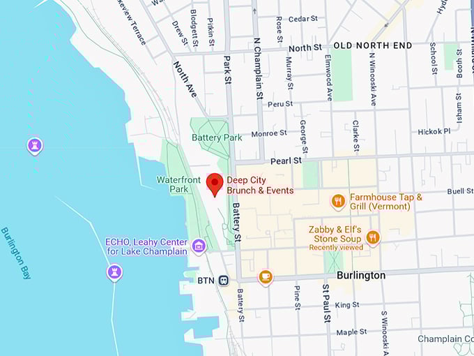 deep city brunch & events 10 map