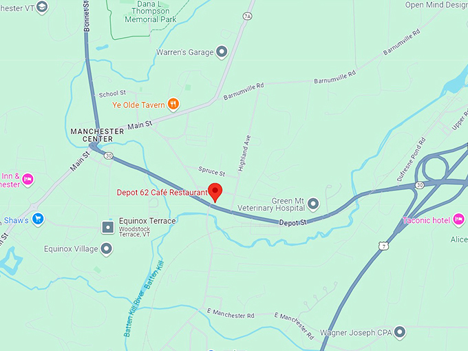 depot 62 caf&eacute; restaurant 10 map