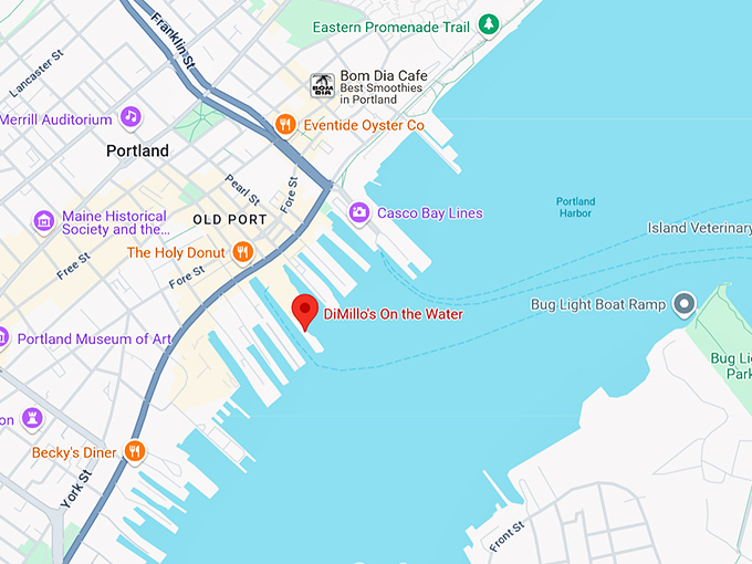 dimillo's on the water map