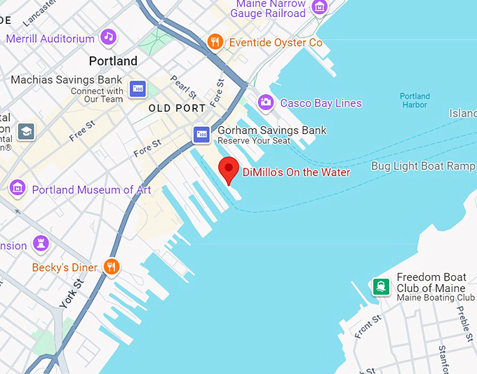 dimillo's on the water 10 map