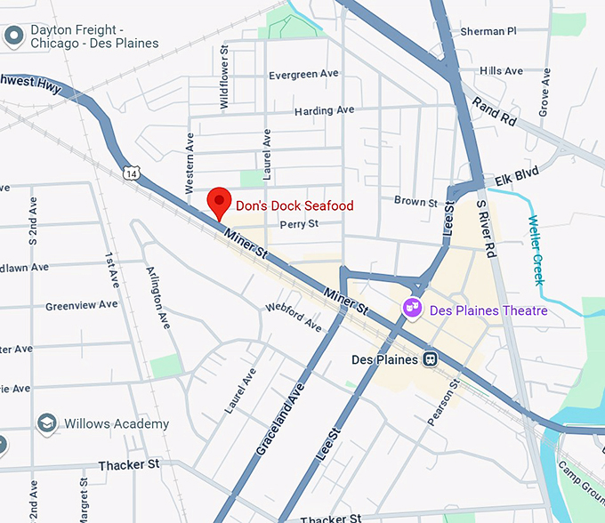 don&rsquo;s dock seafood map