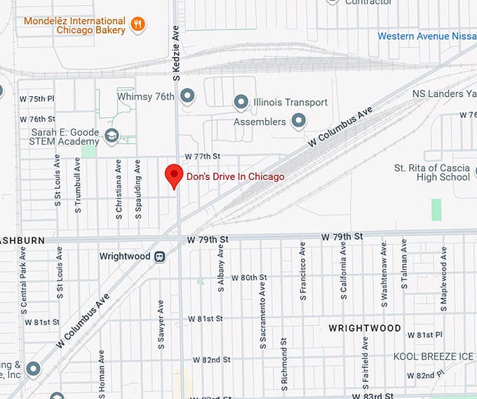 don&rsquo;s drive in chicago map