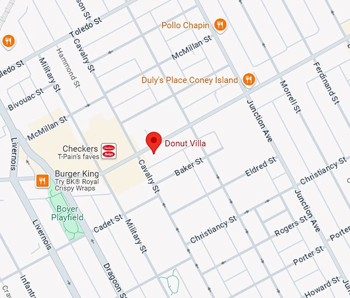donut villa 10 map