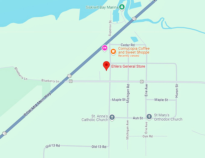 ehlers general store 10 map