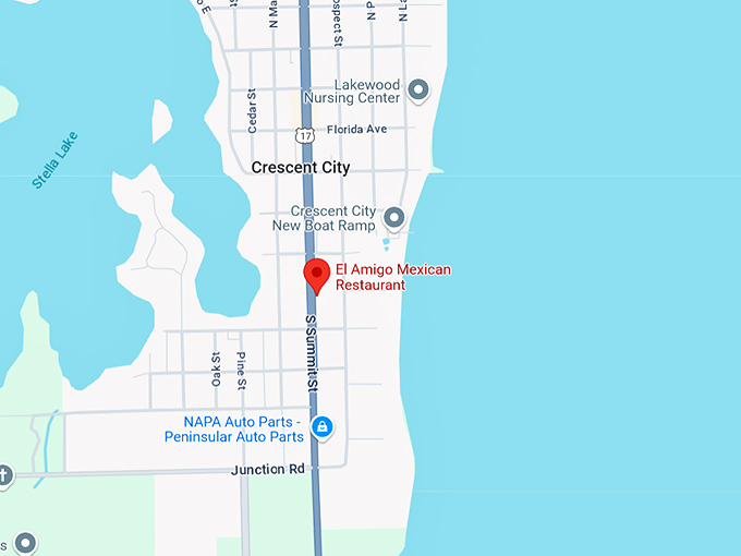 el amigo mexican restaurant 10 map