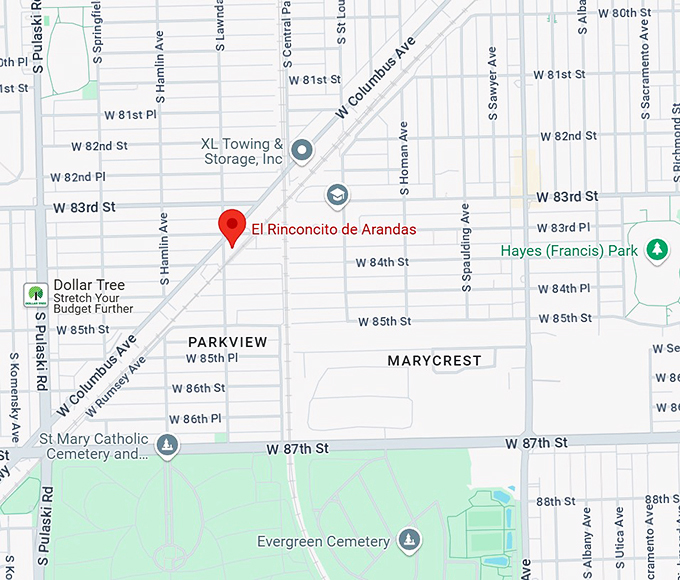 el rinconcito de arandas map