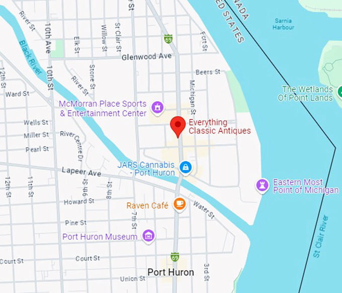 everything classic antiques 10 map