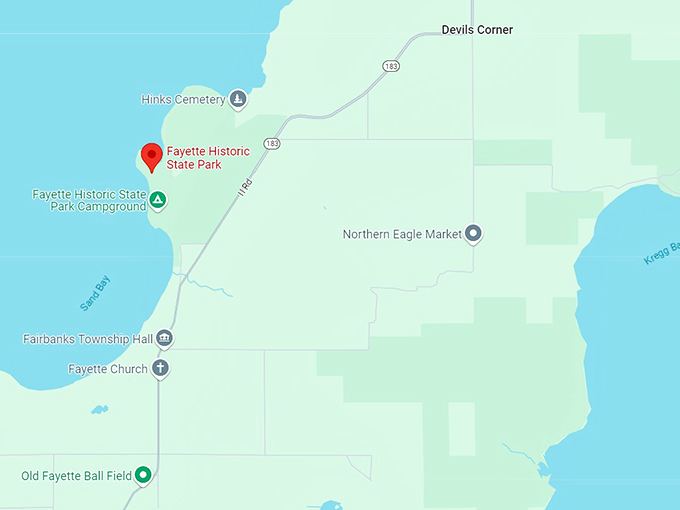 fayette historic state park 10 map