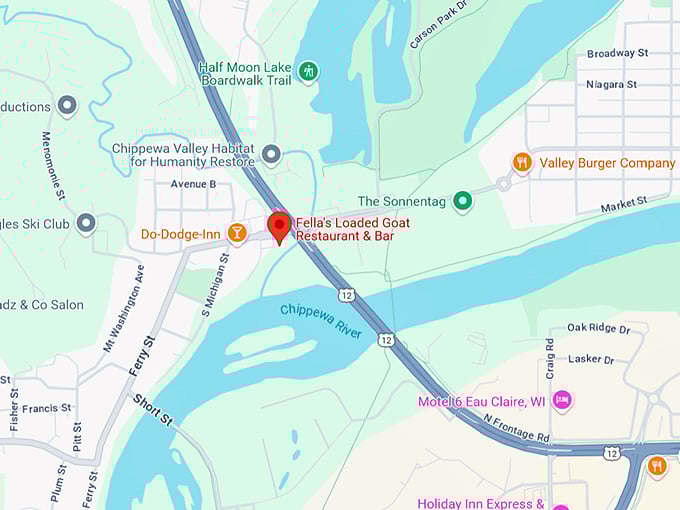 fella&rsquo;s loaded goat restaurant and bar 10 map