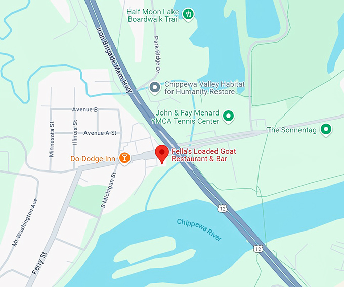 fella&rsquo;s loaded goat restaurant and bar 10 map