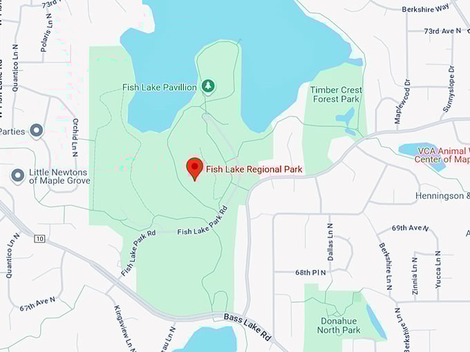fish lake regional park 10 map