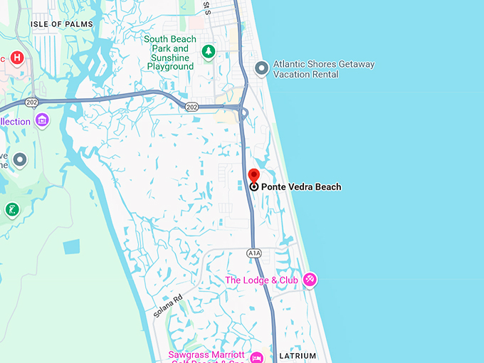 florida state road a1a 10 map