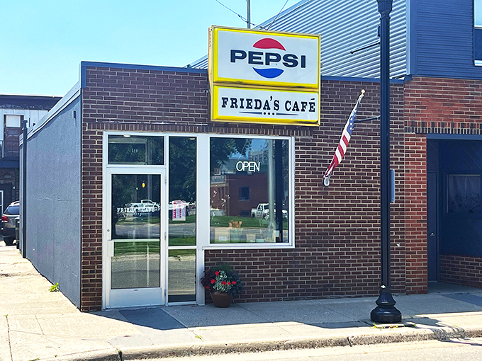Where the vintage Pepsi sign has been guiding hungry travelers to pancake paradise for generations in downtown Willmar.