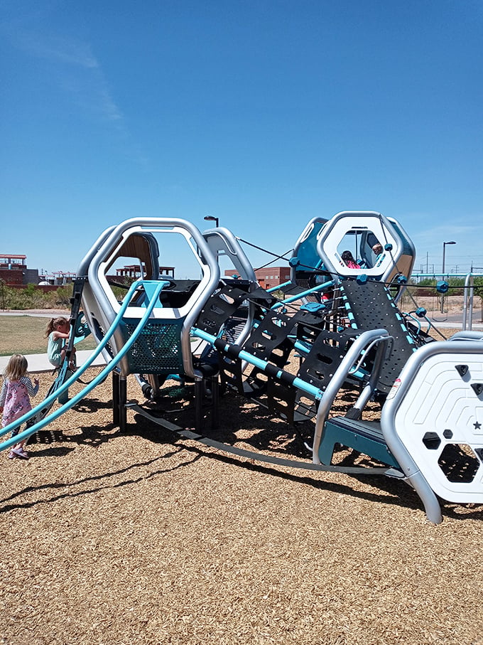 geometric playscape at signal butte park 4