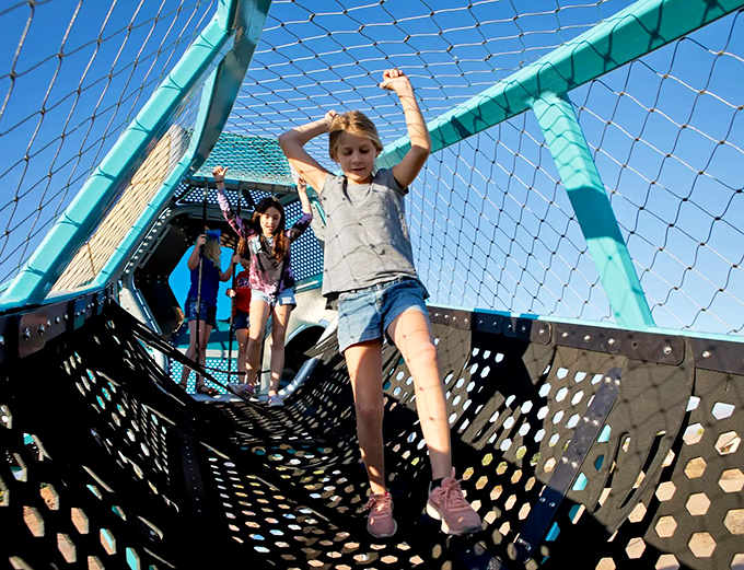 geometric playscape at signal butte park 5