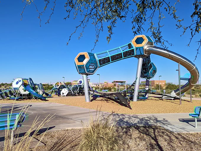 geometric playscape at signal butte park 6