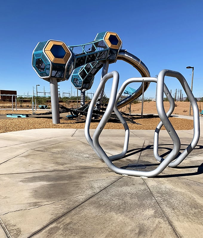 geometric playscape at signal butte park 8